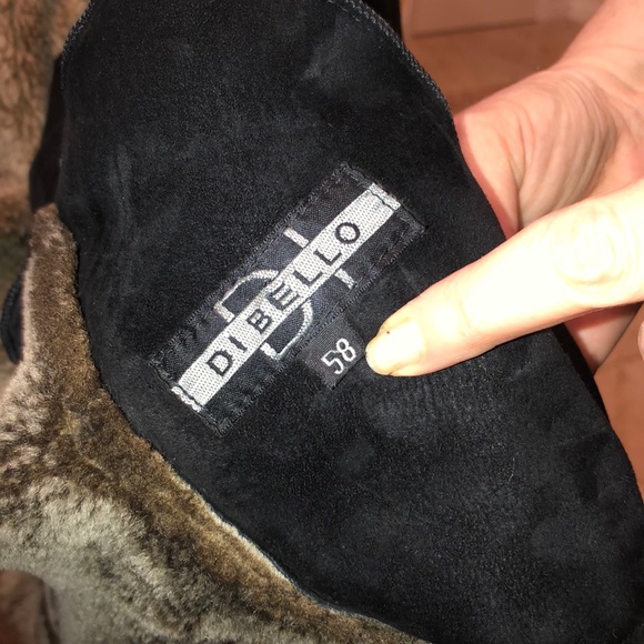 di bello | Jackets & Coats | Suede Mens Jacket With Real Fur Inside ...